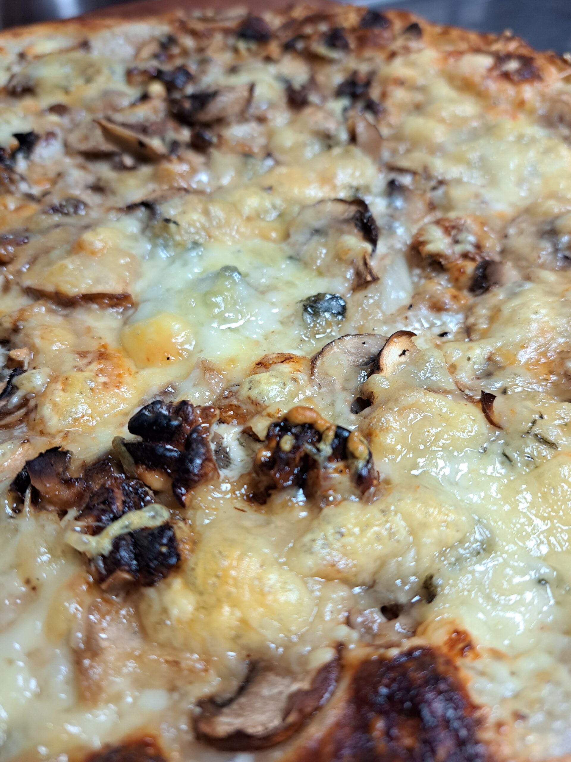 Tarte fine champignons gorgonzola - Chef Luc